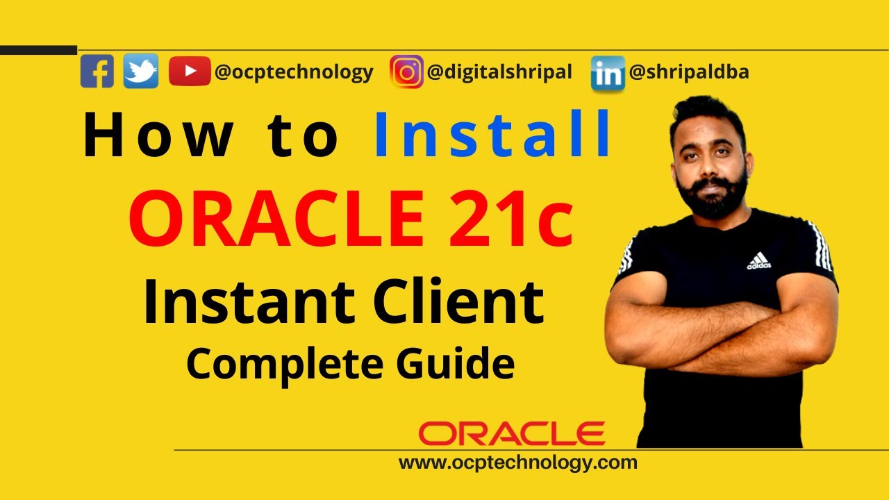 How to install Oracle Instant Client | Oracle 21c Client Installation on windows complete guide