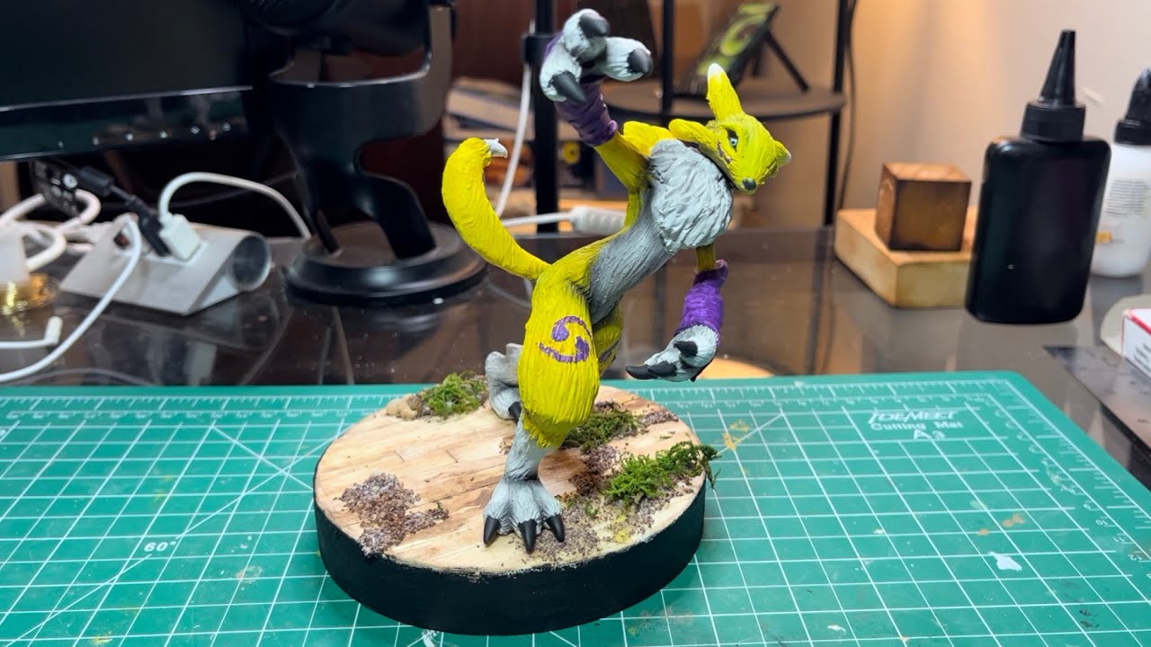 Sculpting Renamon | Digimon
