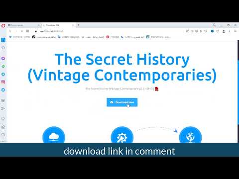 Download The Secret History books pdf free 2022