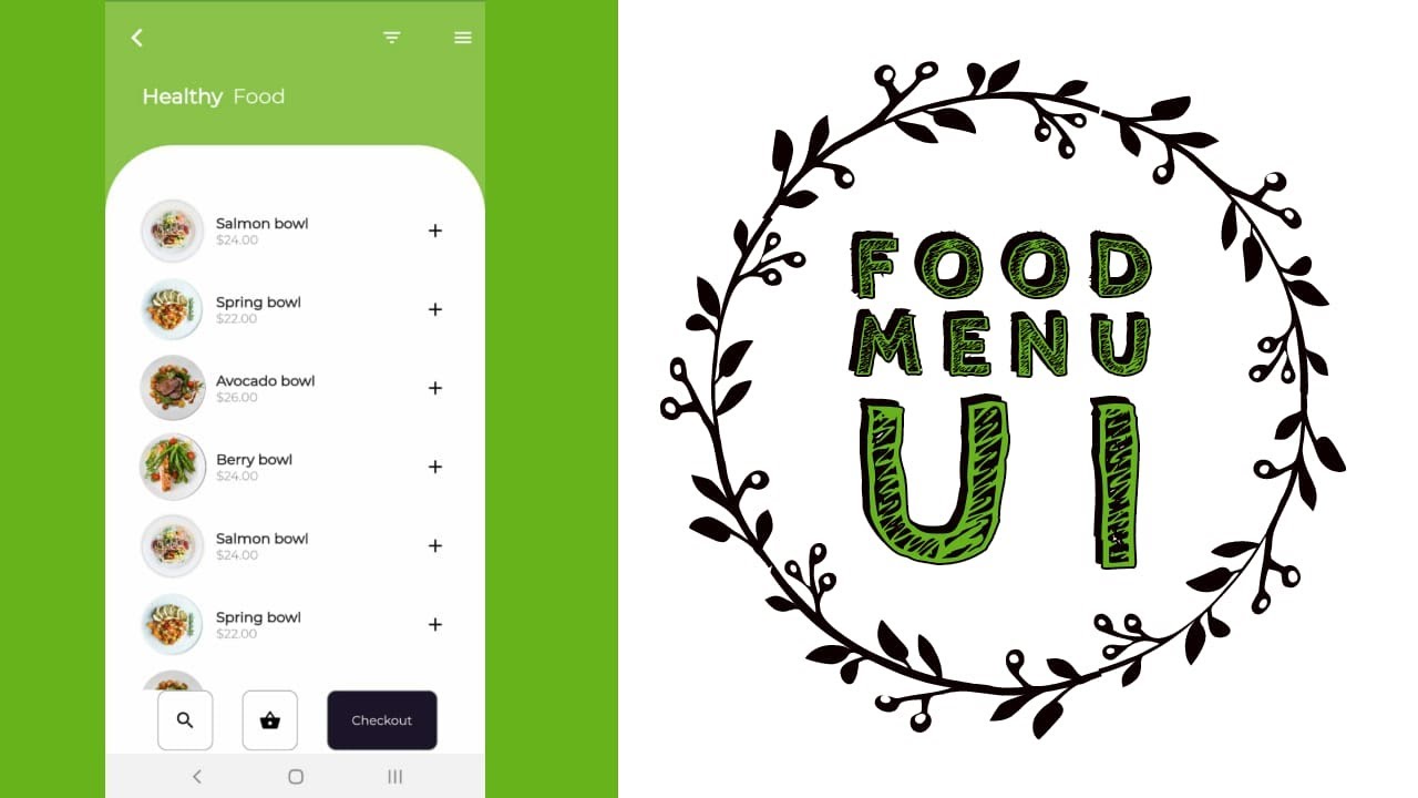 Food Menu UI - Flutter Templates | Flutter Beautiful Apps Designs