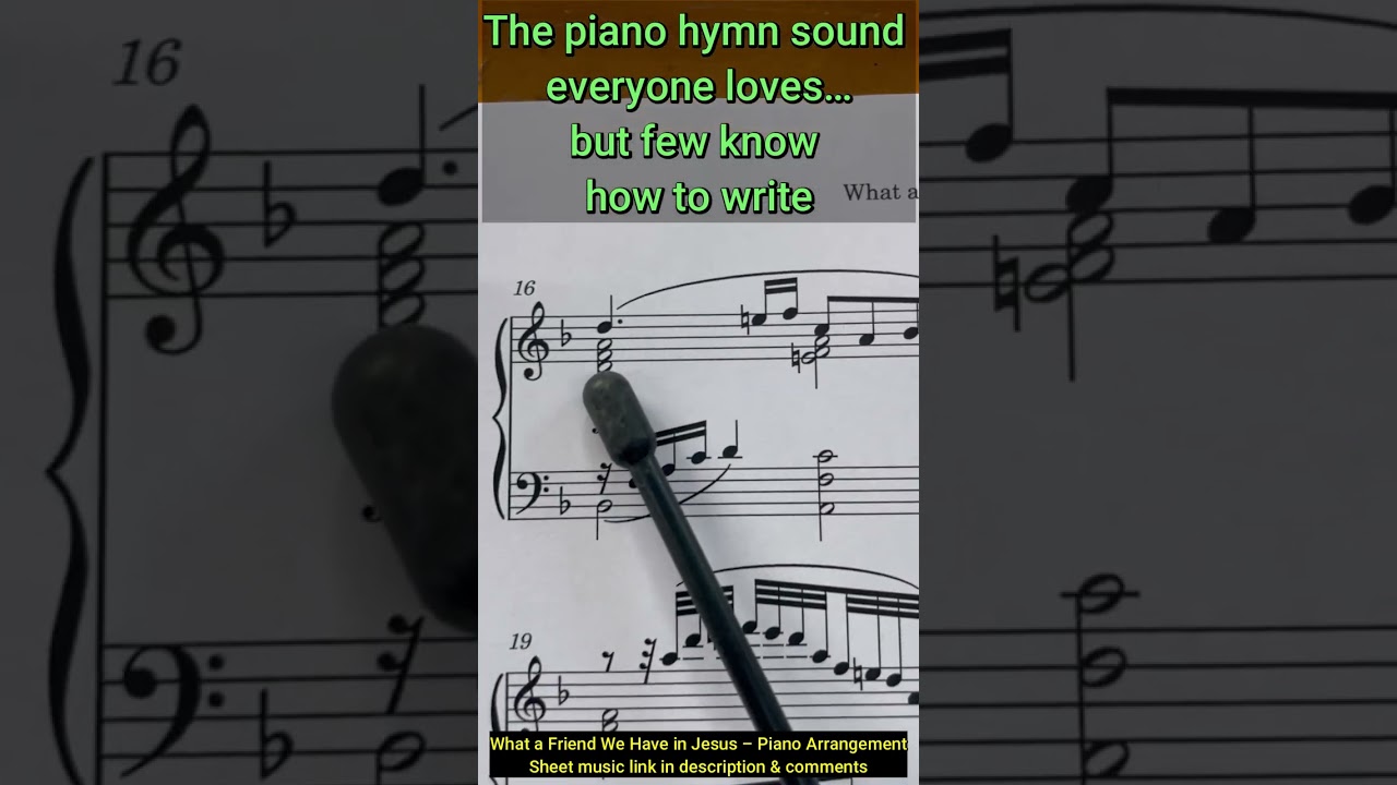 What a Friend We Have In Jesus – Beautiful Piano Hymn Arrangement