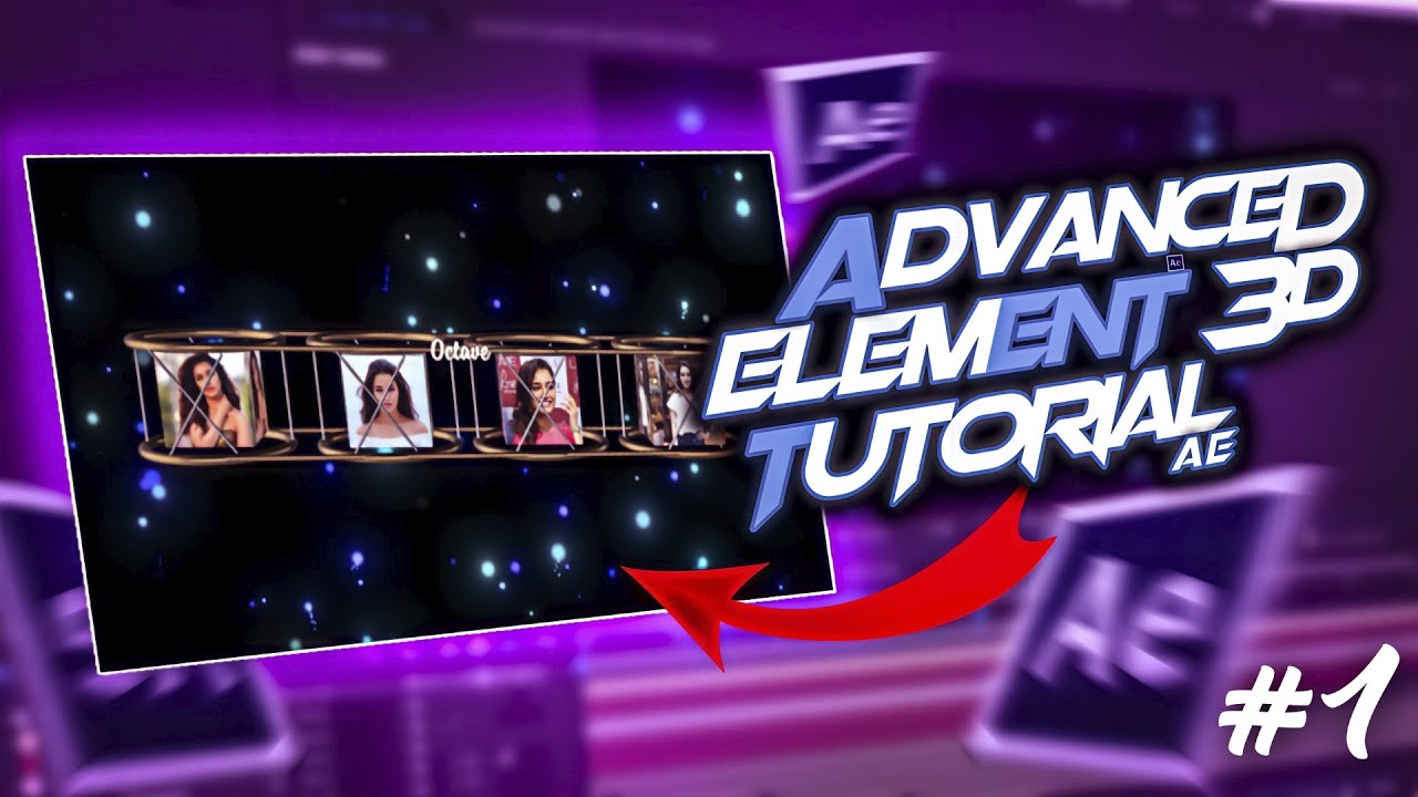 Element 3D After Effects Tutorial | 2 Cube Tower | Episode 1