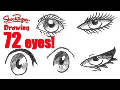 How to Draw 72 Eyes – Shoo Rayner