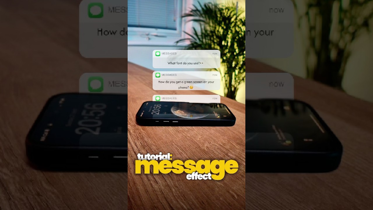 Slide-Up Message Effect 📱💬 (Made with CapCut!) #vfx #tutorial #videoediting #editingtips #edit