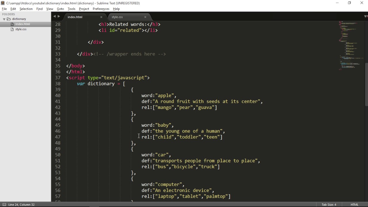 JavaScript beginners: Building a simple Dictionary Application part 2 of 2