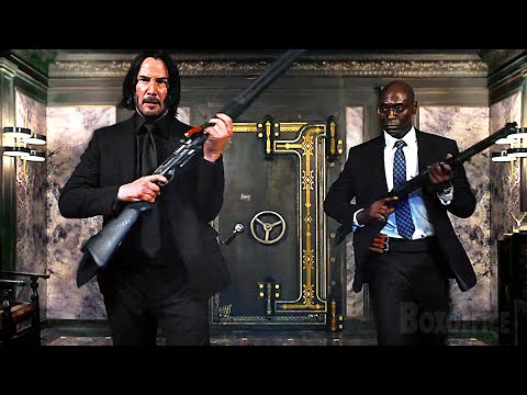 The Continental Mass Shooting | John Wick 3 Benelli Shotguns LEGENDARY Scene π 4K