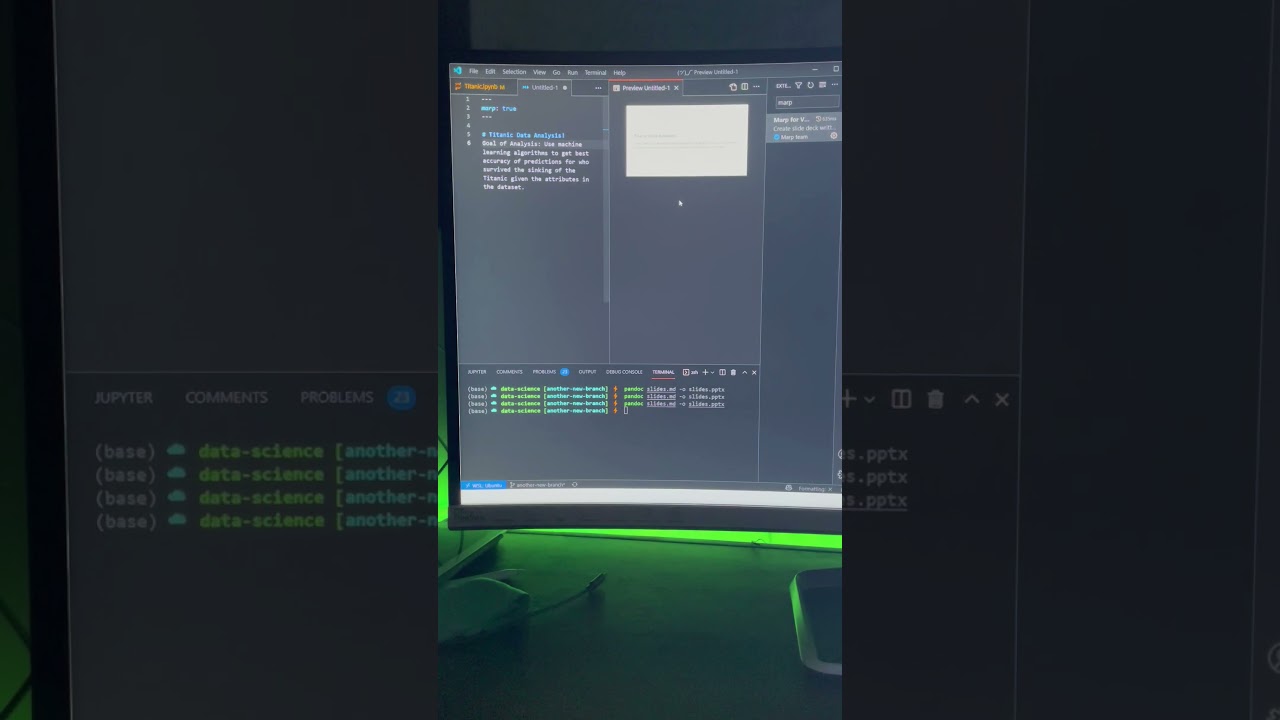 Turn a Notebook into a Slideshow with MARP!