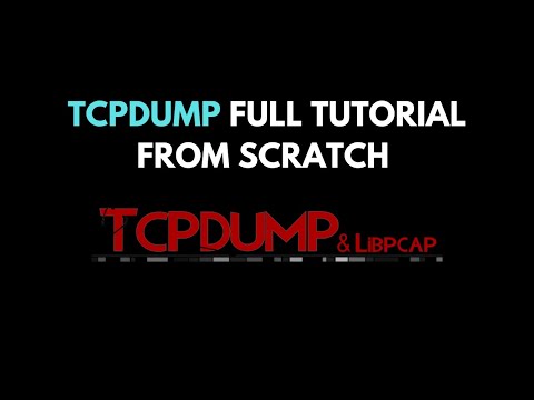 TCPDUMP full tutorial from scratch | #tcpdump