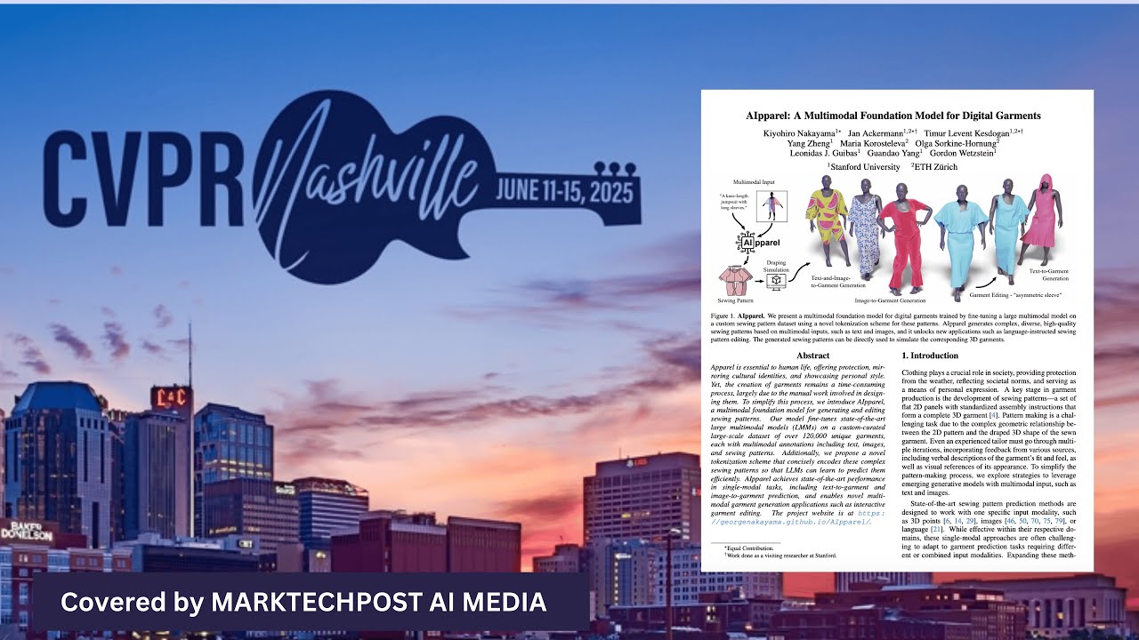 CVPR 2025: AIpparel: A Multimodal Foundation Model for Digital Garments