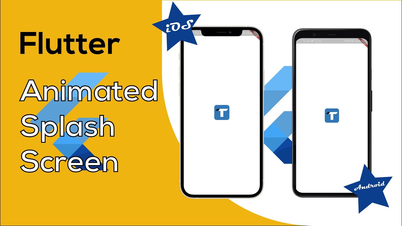 Flutter Animated Splash Screen with Android Studio | flutter bangla tutorials