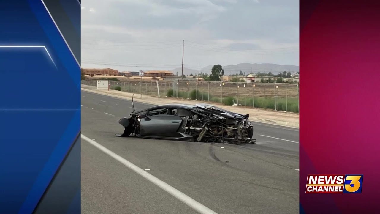 Two injured when racing Lamborghinis crash in Murrieta
