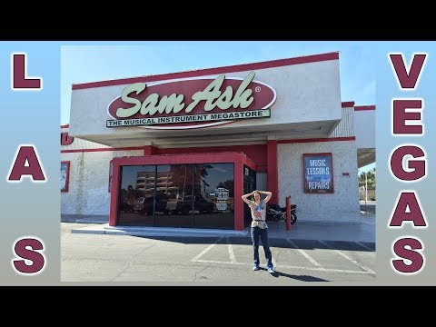 Sam Ash Las Vegas - buying a guitar