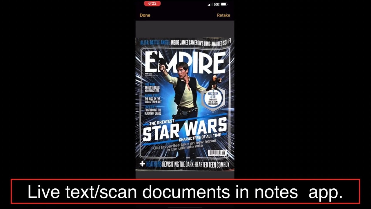 How to live text & scan documents in iPhone/iPad Notes app