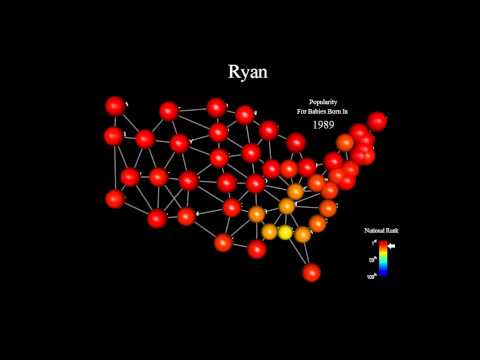 Popularity of the name Ryan