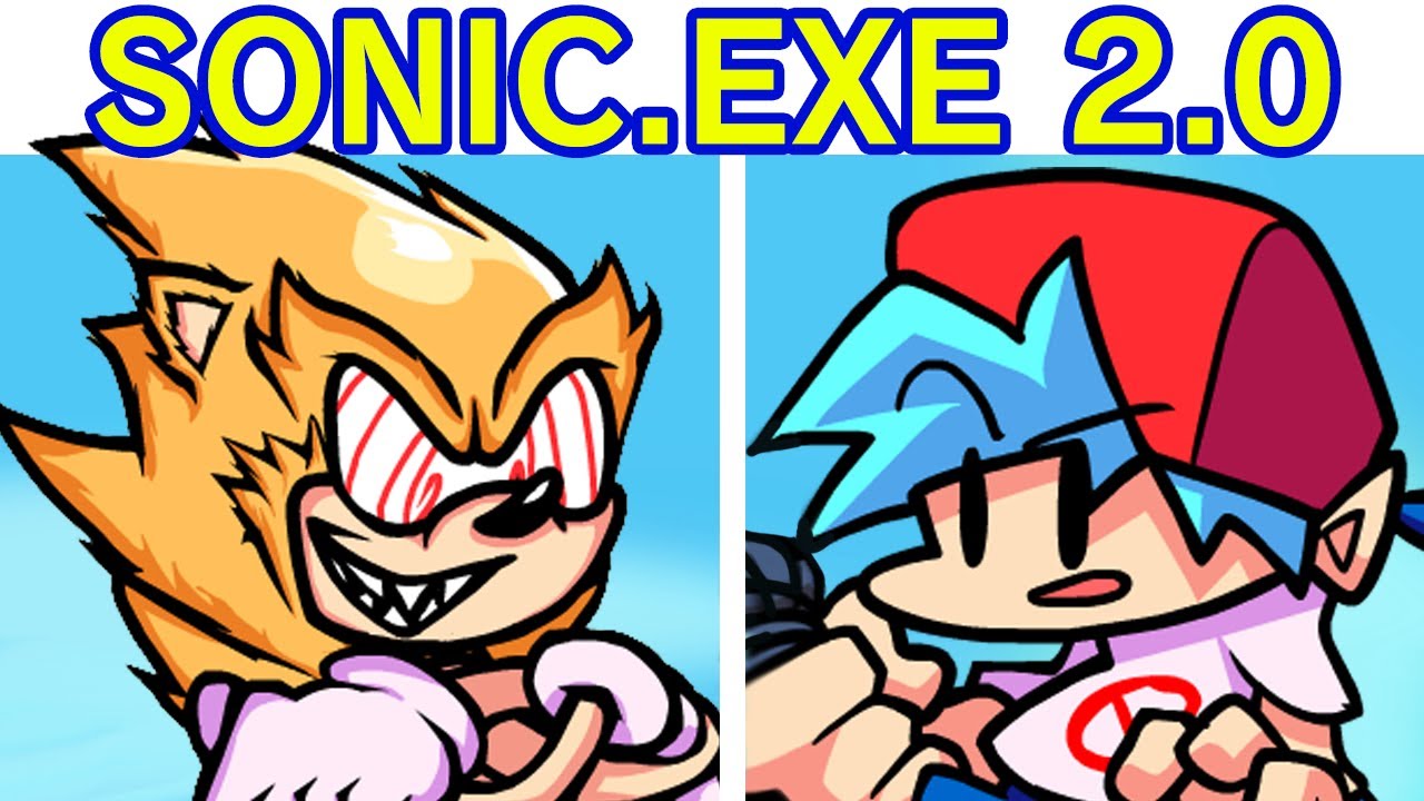 Friday Night Funkin' VS SONIC.EXE 2.0 FULL WEEK + Cutscenes (All Secrets/Endings) (FNF Mod)