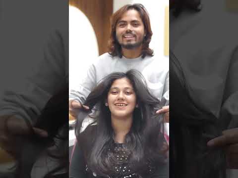 Locks be gone,glam turned on, a haircut that defines your look #hairstyle #firsthaircut #hairsalon