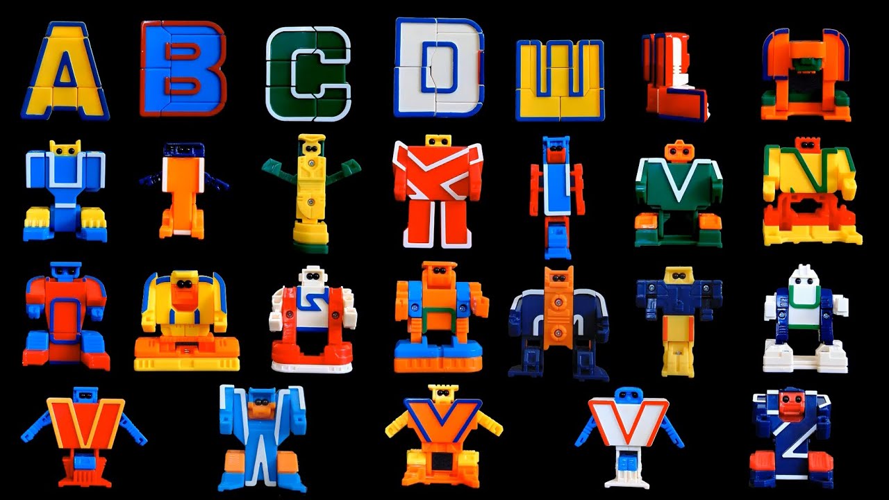 Alpha-Bots - ABC's - Alphabet - The Kids' Picture Show (Fun & Educational Learning Video)