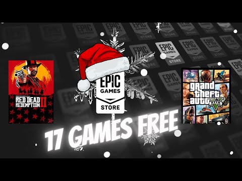 EPIC STORE GIVES 17 FREE GAMES IN CHRISTMAS GIFT 😯🫡// #epicgames