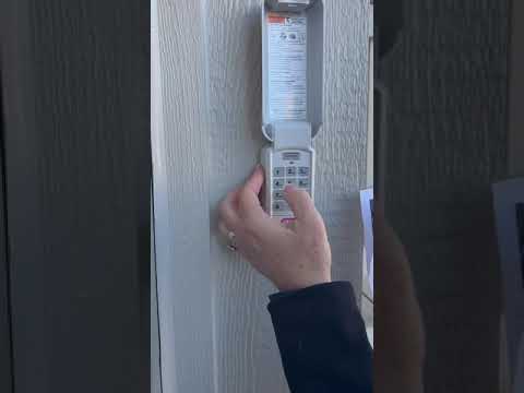 Genie Garage door code change - easy steps