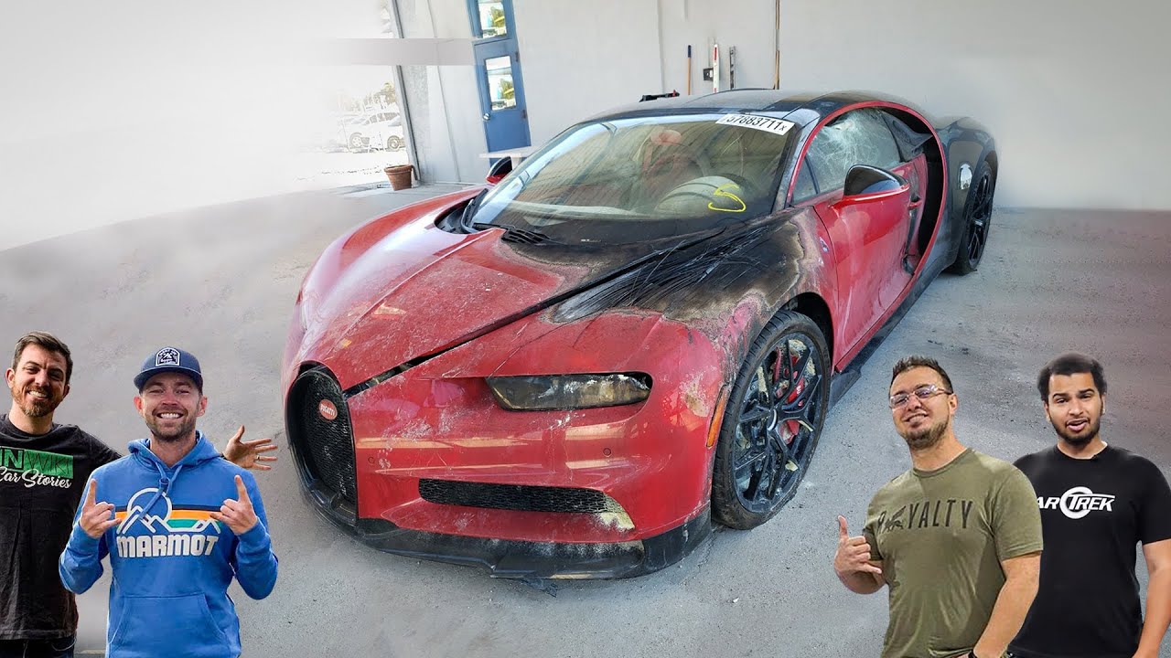 Fire-Damaged 2019 Bugatti Chiron Is Now Very Expensive, Made of ...