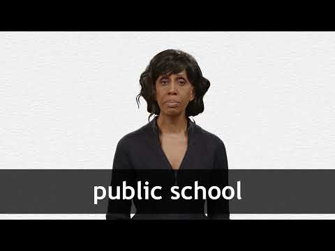 PUBLIC SCHOOL definition and meaning | Collins English Dictionary