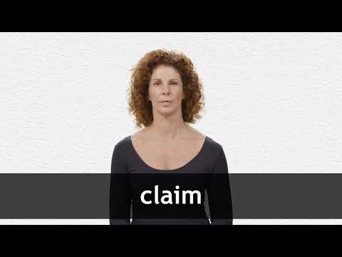 CLAIM definition and meaning | Collins English Dictionary