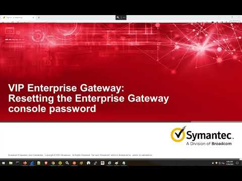 Resetting your Enterprise Gateway console password