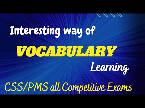 Vocabulary | DEM | Root words in English Vocabulary | Vocabulary words English Learn | PPSC | FPSC