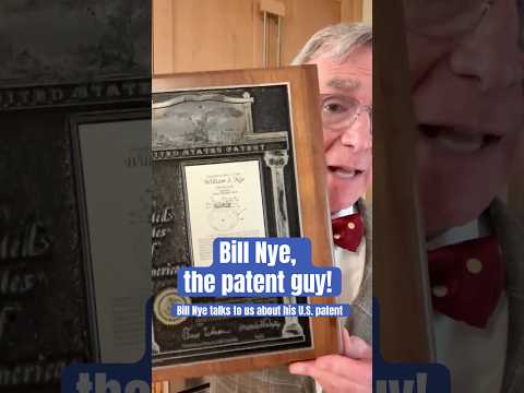 Bill Nye shares his patent with the USPTO