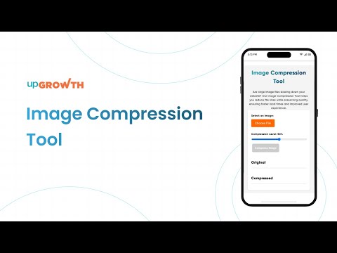 Free AI Image Compression Tool by upGrowth to Compress Images Without Losing Quality