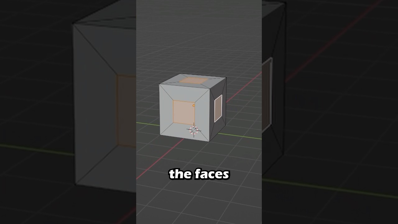Tip:Inset Faces Like a Pro #blender #blender3d #blendertutorial #howto#blendertips