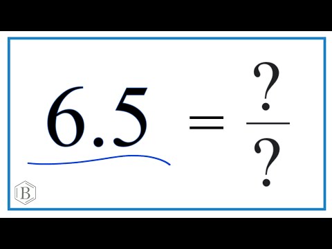 6.5 as a Fraction (simplified form)