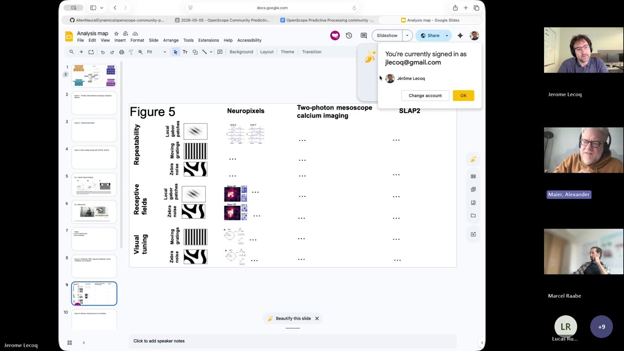 Predictive Processing Community Project  Weekly Meeting - 5/5/2026