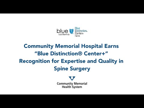 CMH Earns “Blue Distinction® Center+” Recognition for Expertise and Quality in Spine Surgery