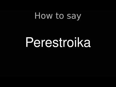 How to Pronounce correctly Perestroika (Movie)