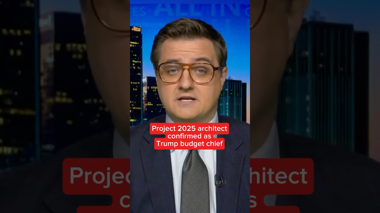 Project 2025 architect confirmed as Trump's budget chief