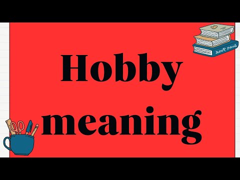 Hobby meaning in nepali