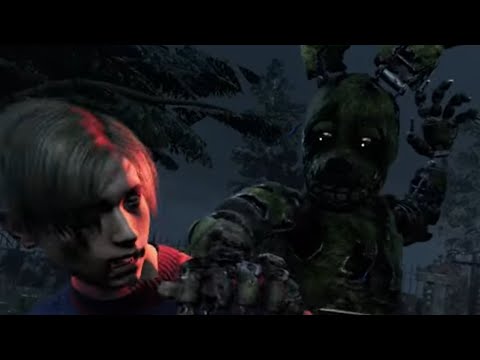 Dead by Daylight - Moments №1 (Leon S Kennedy vs Springtrap and more)