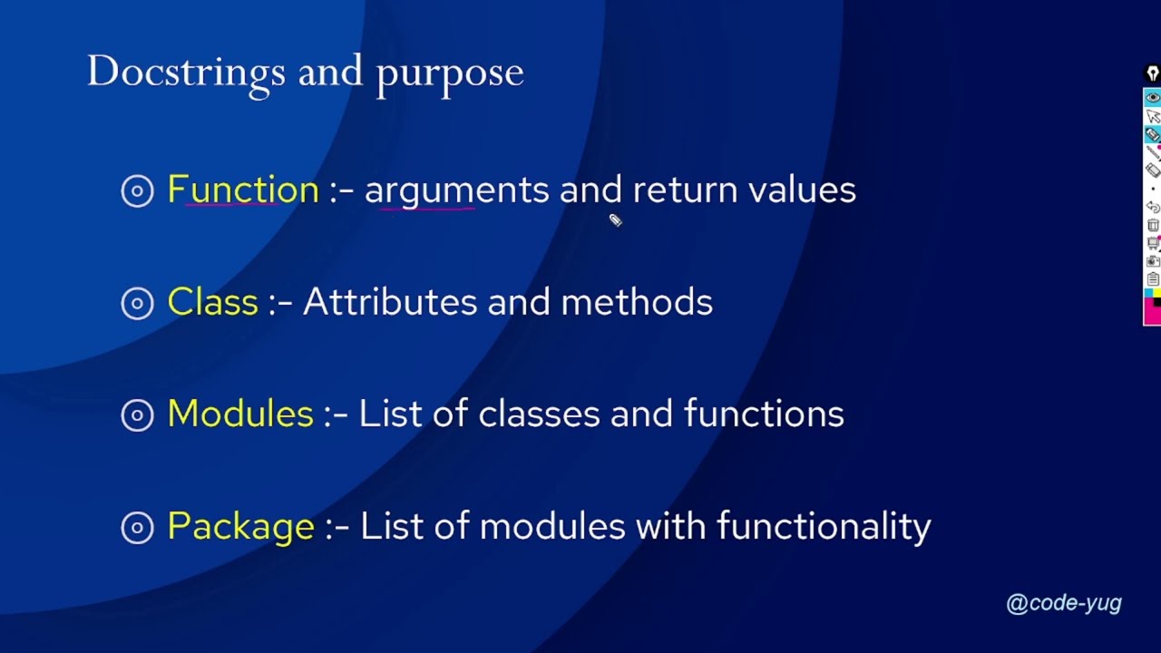 Docstring in Python | What are Docstrings ? | Docstrings vs Comments
