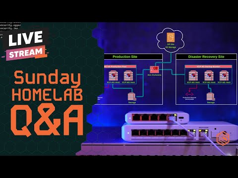 Sunday Live: Disaster Recovery, XCP-ng, and Other Self Hosted Homelab Q&A