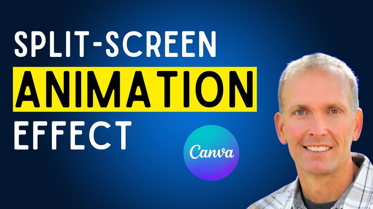 Split-Screen Animation Effect | Canva Morph Transition for Presentations and Videos