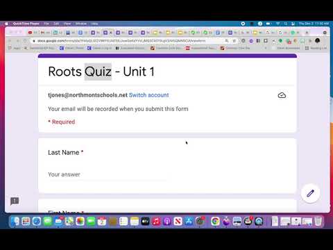 Root Word Unit 1 Quiz audio