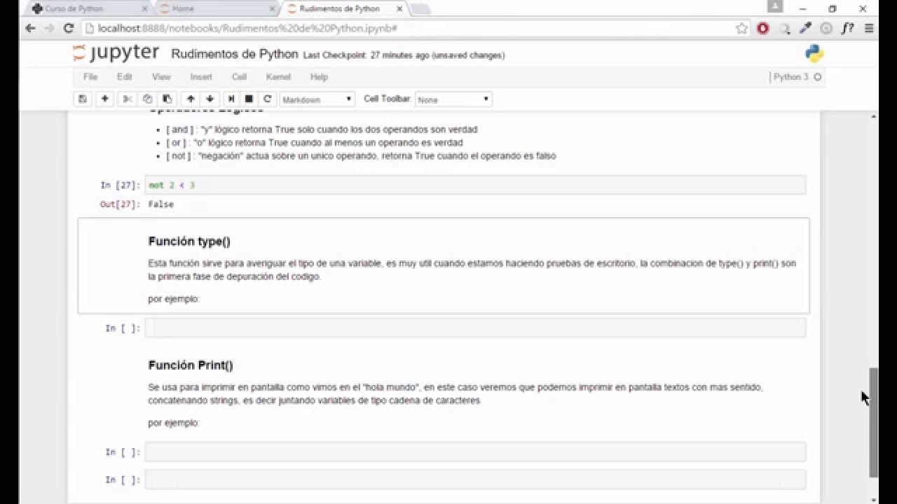 Aprender Python - ipython: Variables [3]