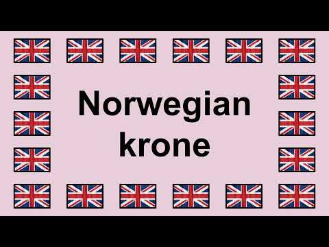Pronounce NORWEGIAN KRONE in English 🇬🇧