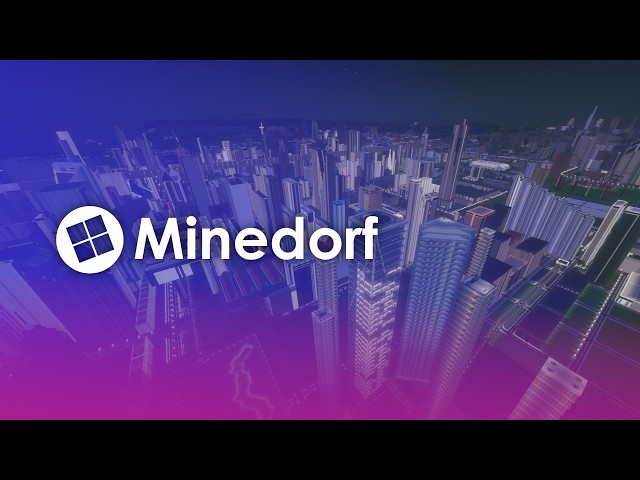 Minedorf City v24.10 - The Largest Minecraft City Map Minecraft Map