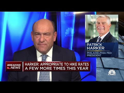 Philly Fed president says it's appropriate to hike rates a few more times in 2023