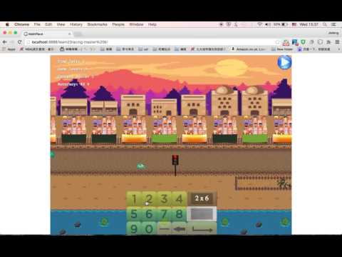 Math racing game
