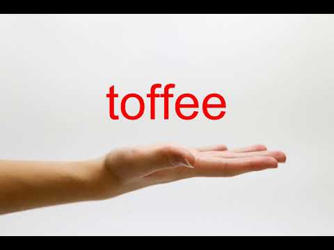 How to Pronounce toffee - American English