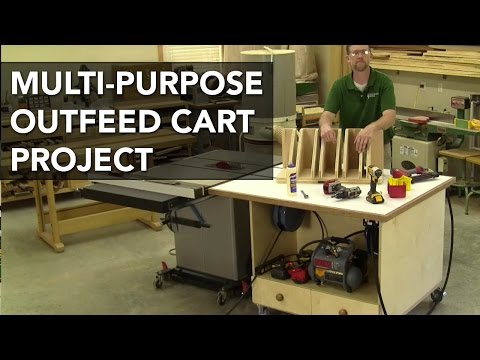 Table Saw Outfeed or Worktable Cart Project