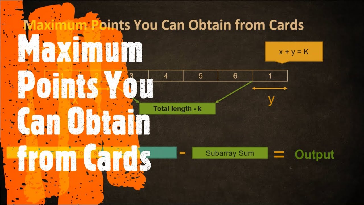 Maximum Points You Can Obtain from Cards | LeetCode 1423 | Coders Camp
